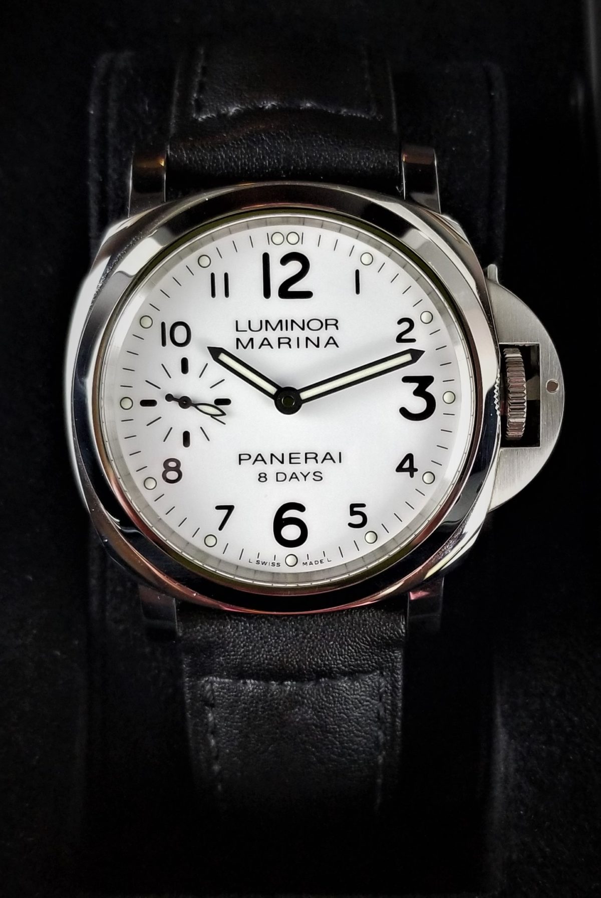 Panerai Luminor SS White Dial 44MM 8 Days – LBA Exquisite Time Pieces