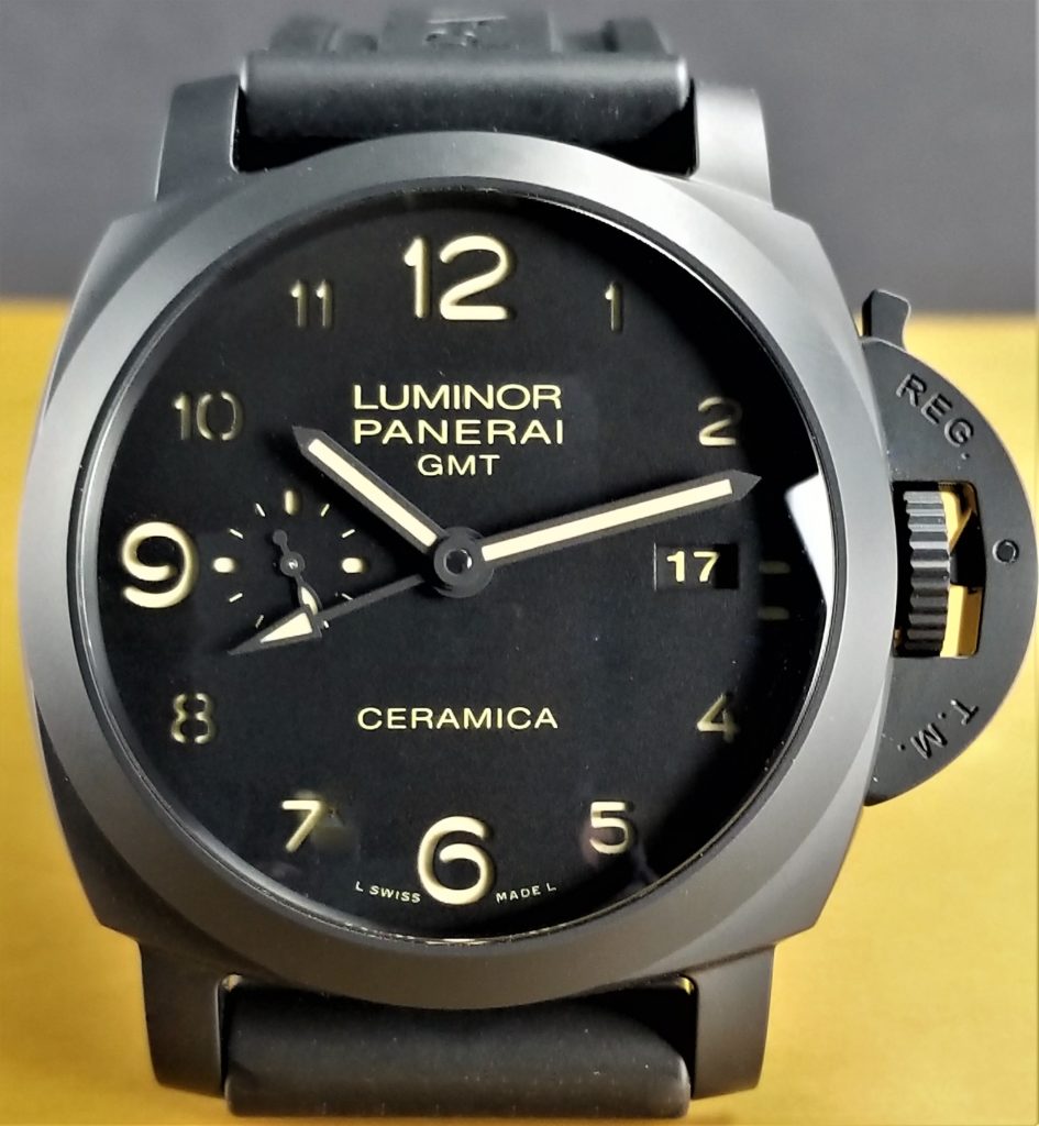 Panerai Luminor 1950 3 Days GMT Black Ceramic Automatic LIKE NEW – LBA ...